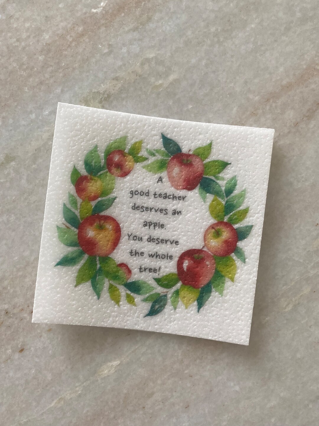 Teacher Appreciation Custom Edible Wafer Paper - Etsy