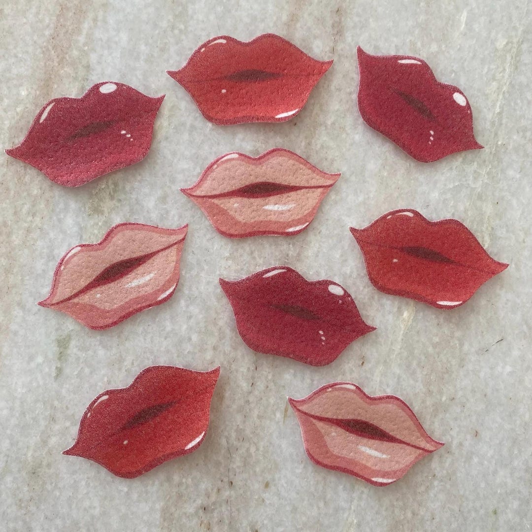 Kissy Lips - Custom Edible Wafer Paper - Etsy