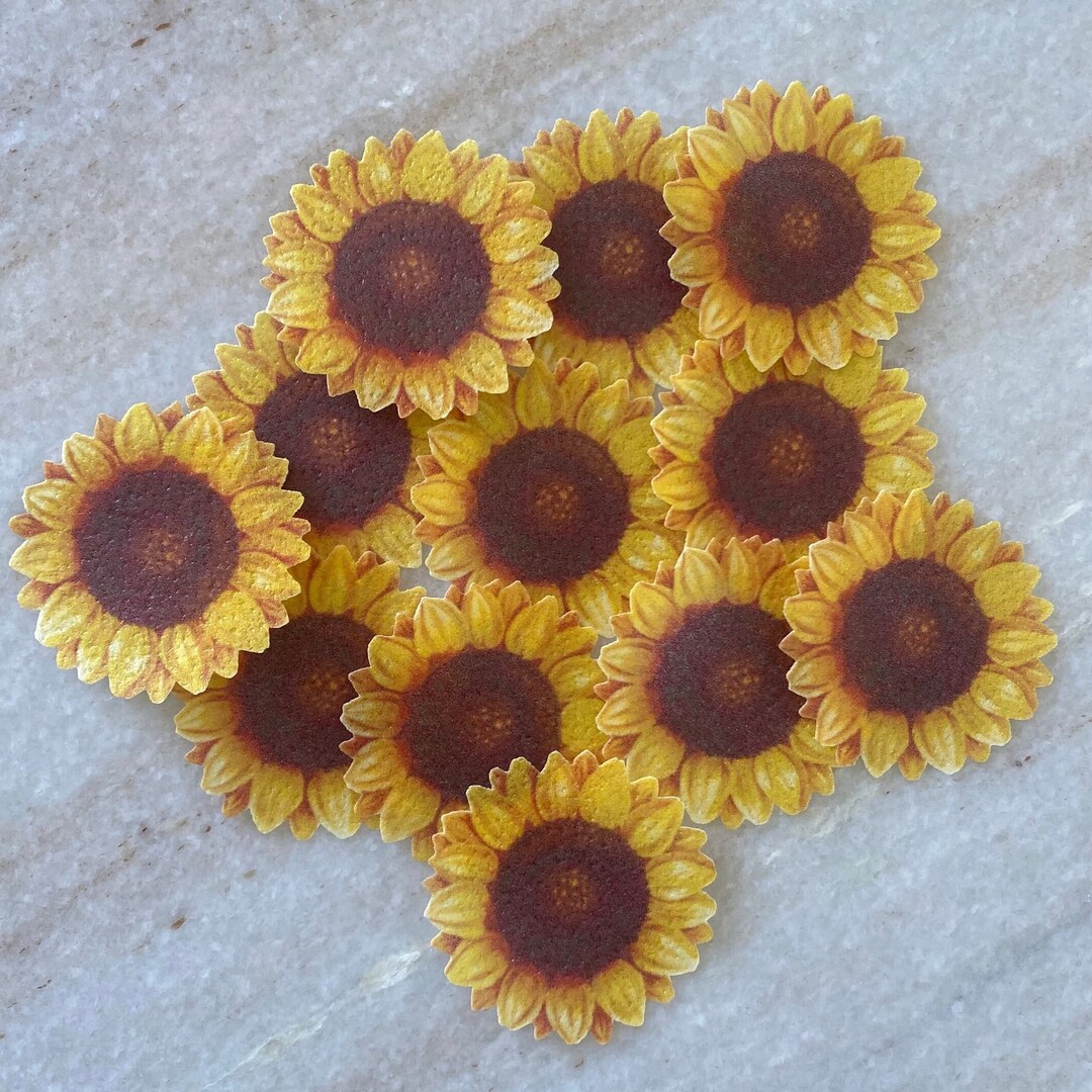 Sunflowers - Custom Edible Wafer Paper - Etsy