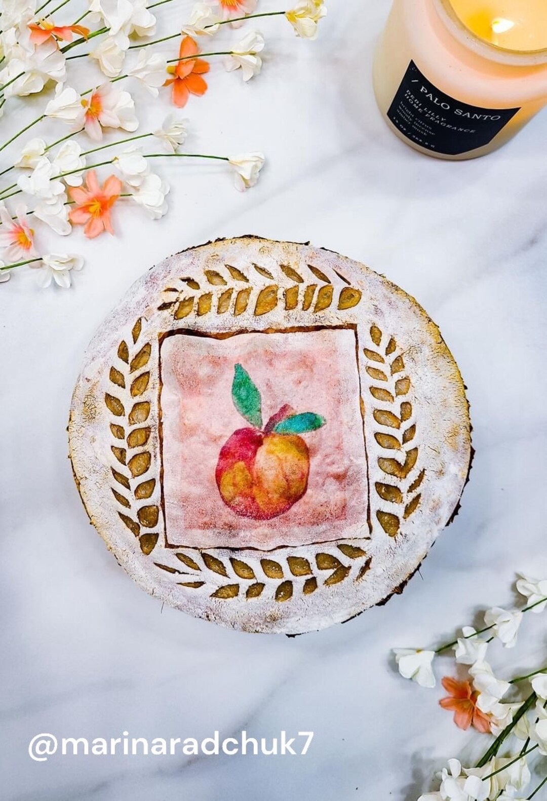 Single Peach - Custom Edible Wafer Paper - Etsy