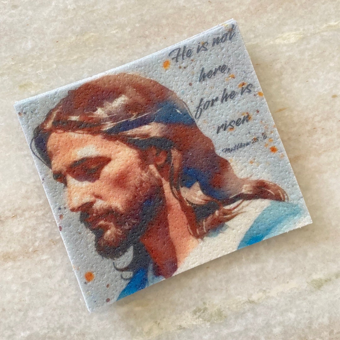 He is Risen - Custom Edible Wafer Paper - Etsy
