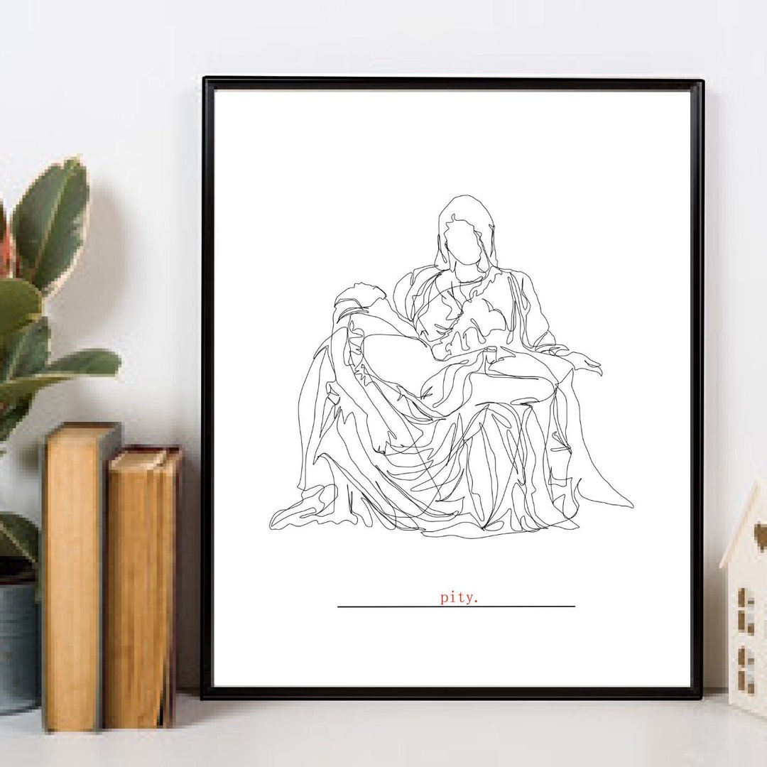 Pieta by Michelangelo Original Digital Art Download - Etsy UK