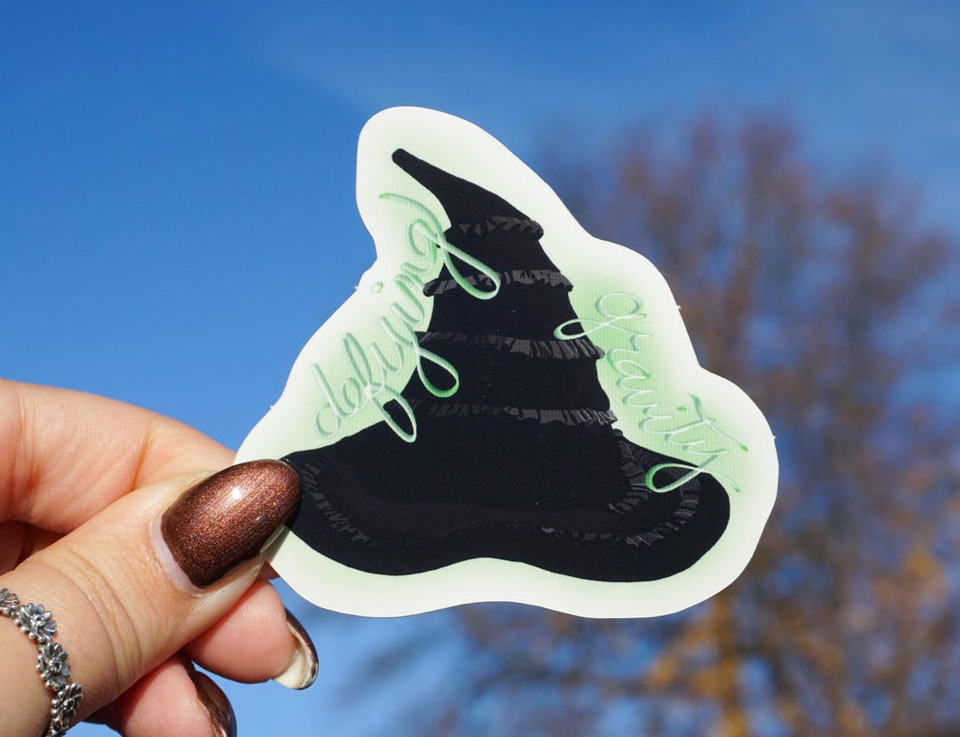 Wicked: Defying Gravity Elphaba Hat - STICKER - Etsy
