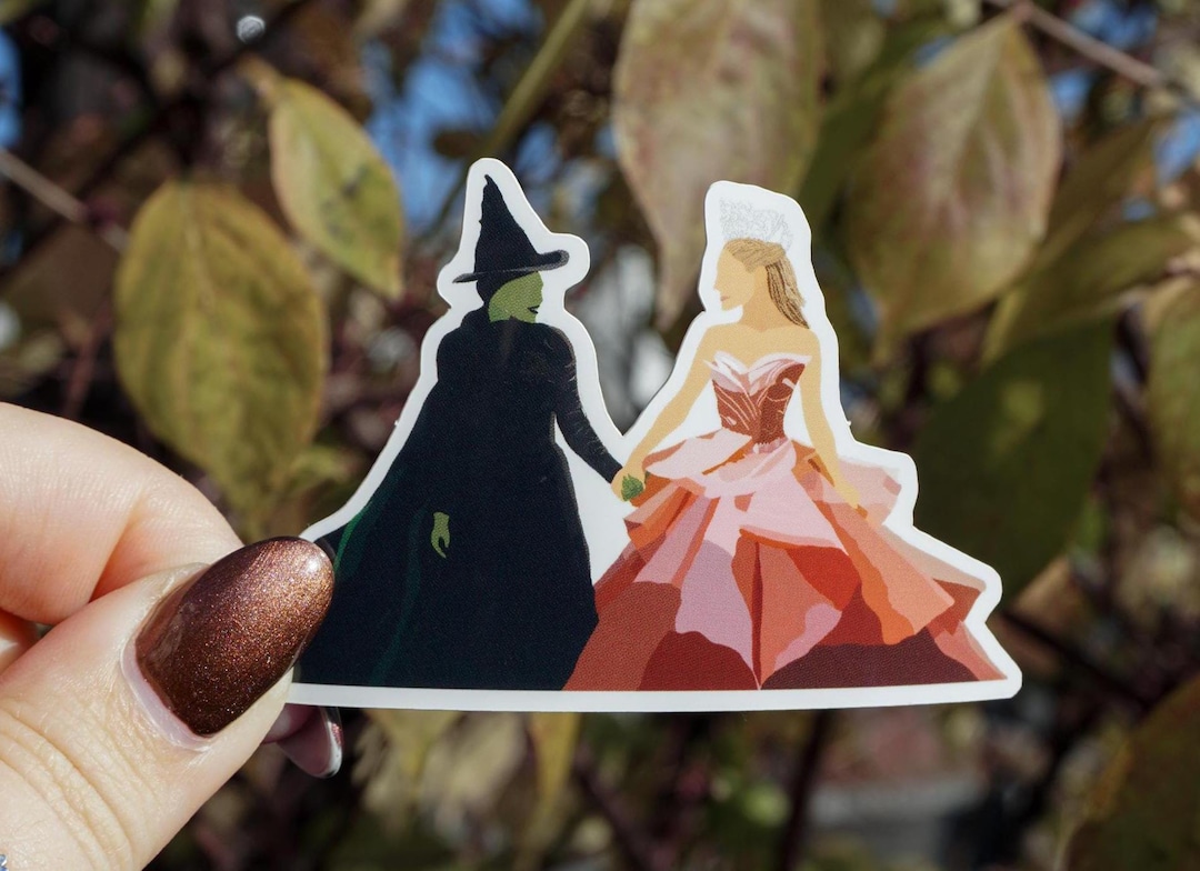 Wicked: Glinda & Elphaba - STICKER - Etsy