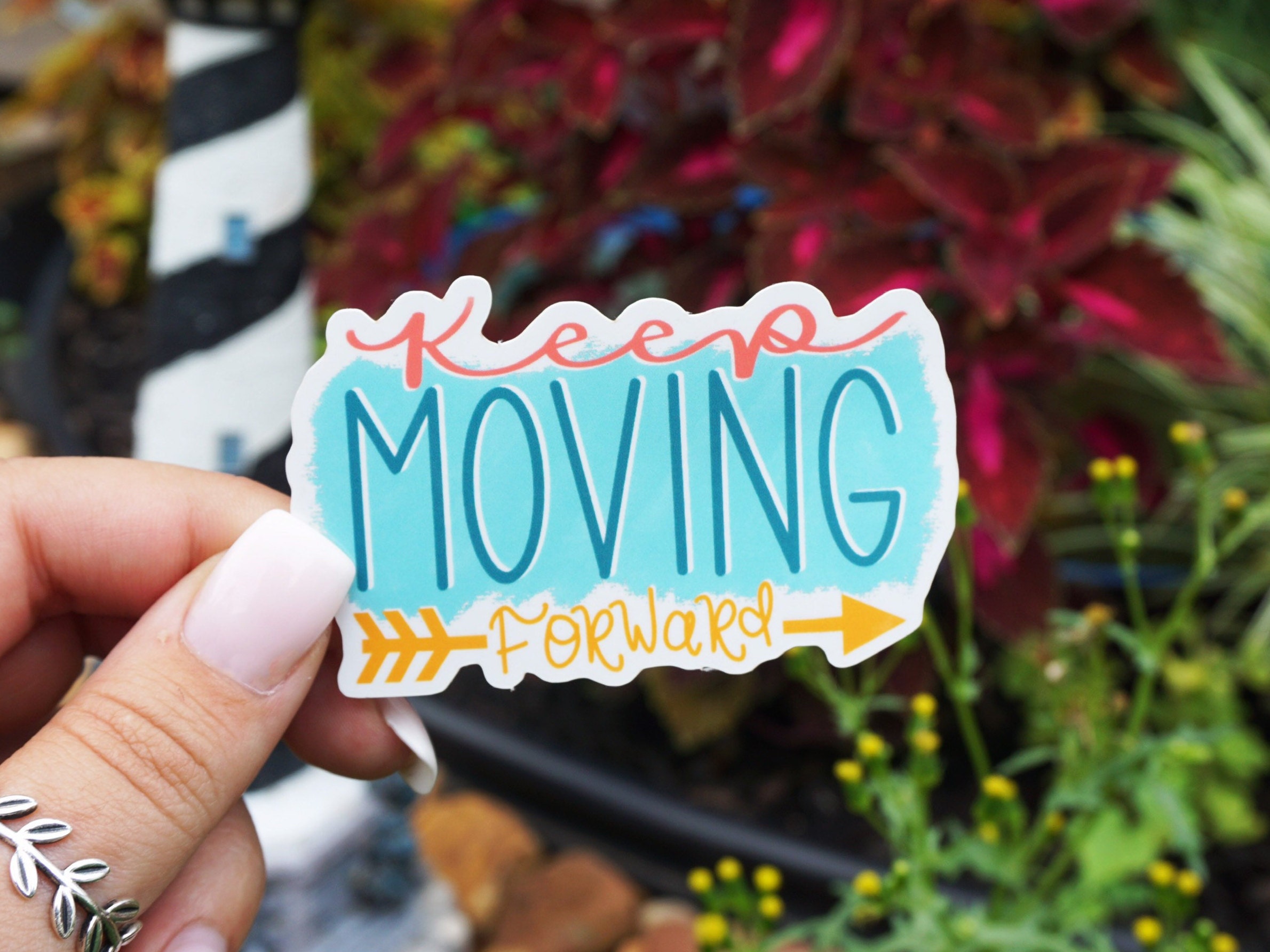 Keep Moving Forward STICKER | Etsy
