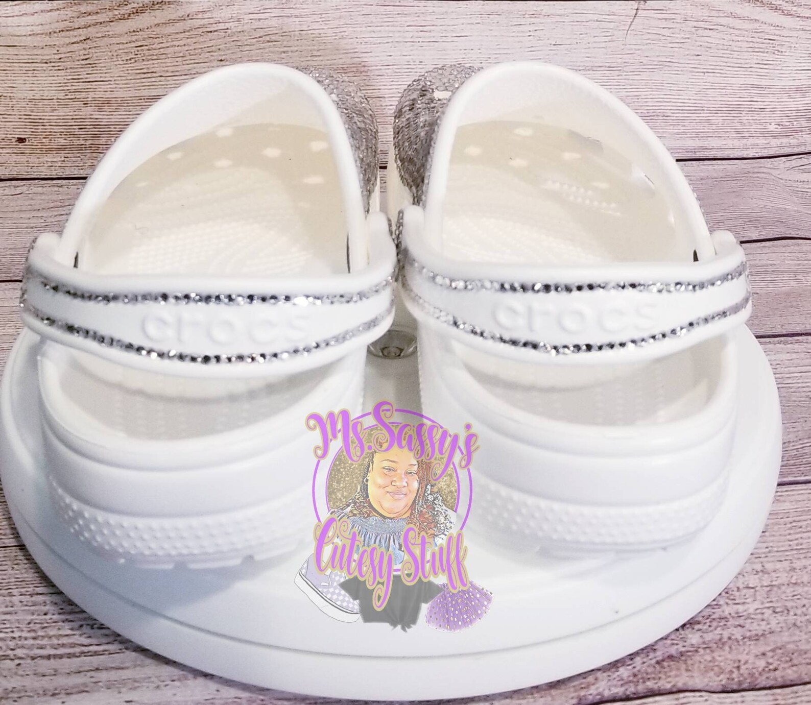 Blinged Crocs Bedazzled Crocs Sparkly Crocs | Etsy