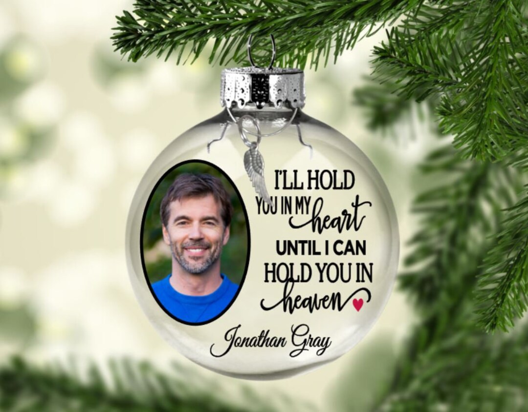 Personalized Memorial Christmas Ornament Gift - Memorial Ornament ...