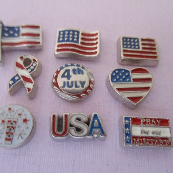 Flag Charms - Etsy