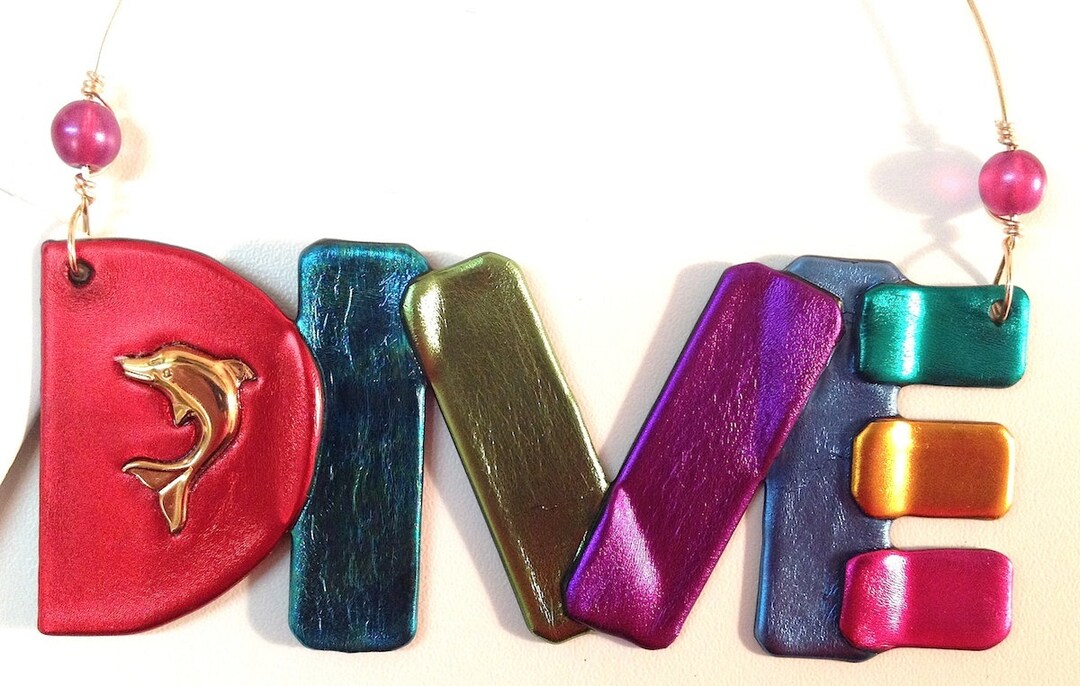 DIVE Ornament, Dolphin Charm, 24K Gold Finish Over Brass Charm ...