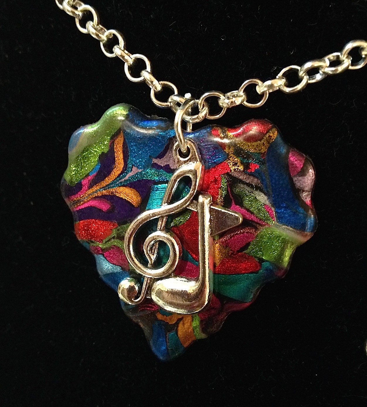 MUSICAL NOTES Jewelry Set Necklace BIRTHSTONE Earrings - Etsy