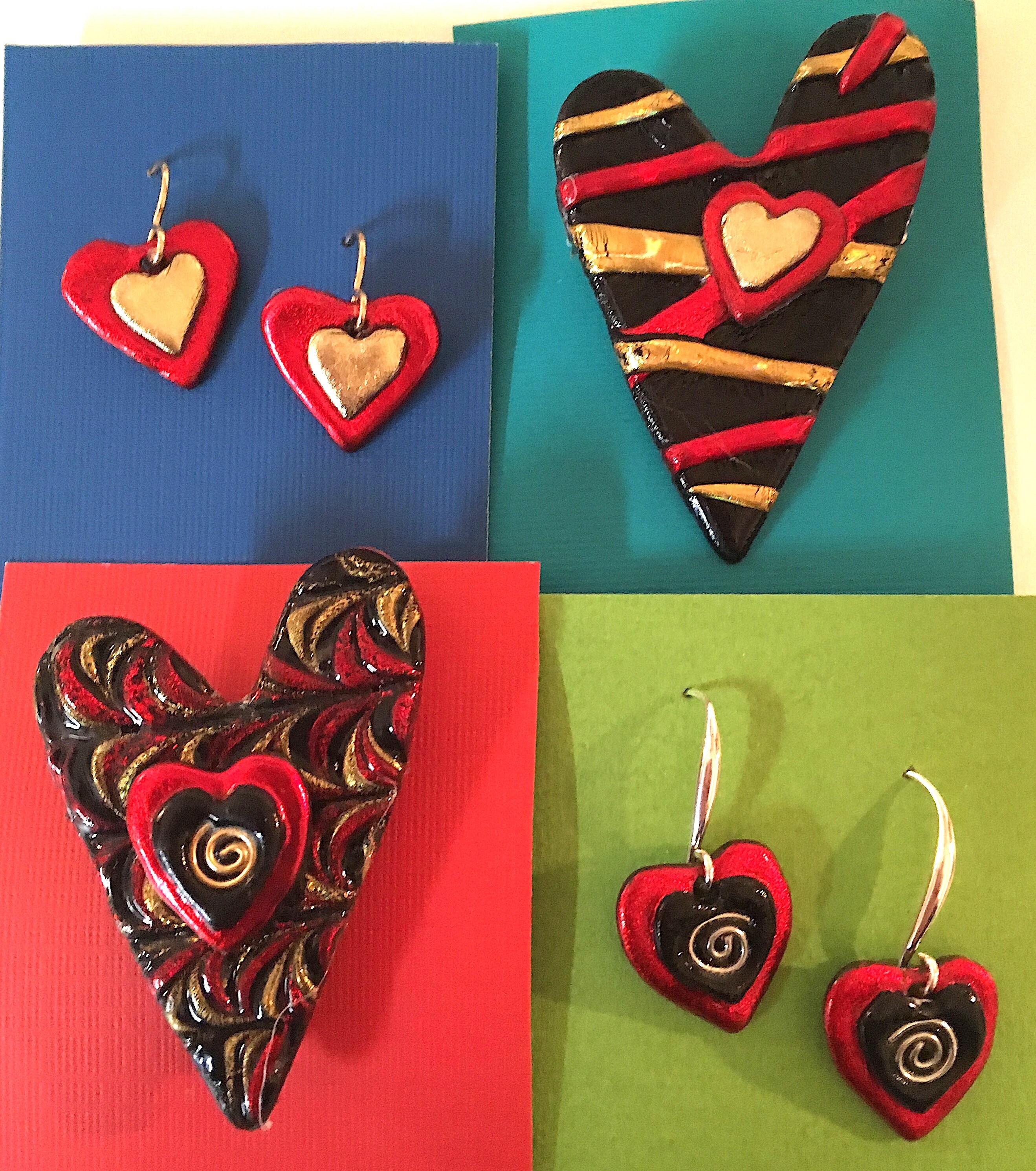 Pin de corazón destrozado oro rojo negro regalo de - Etsy España
