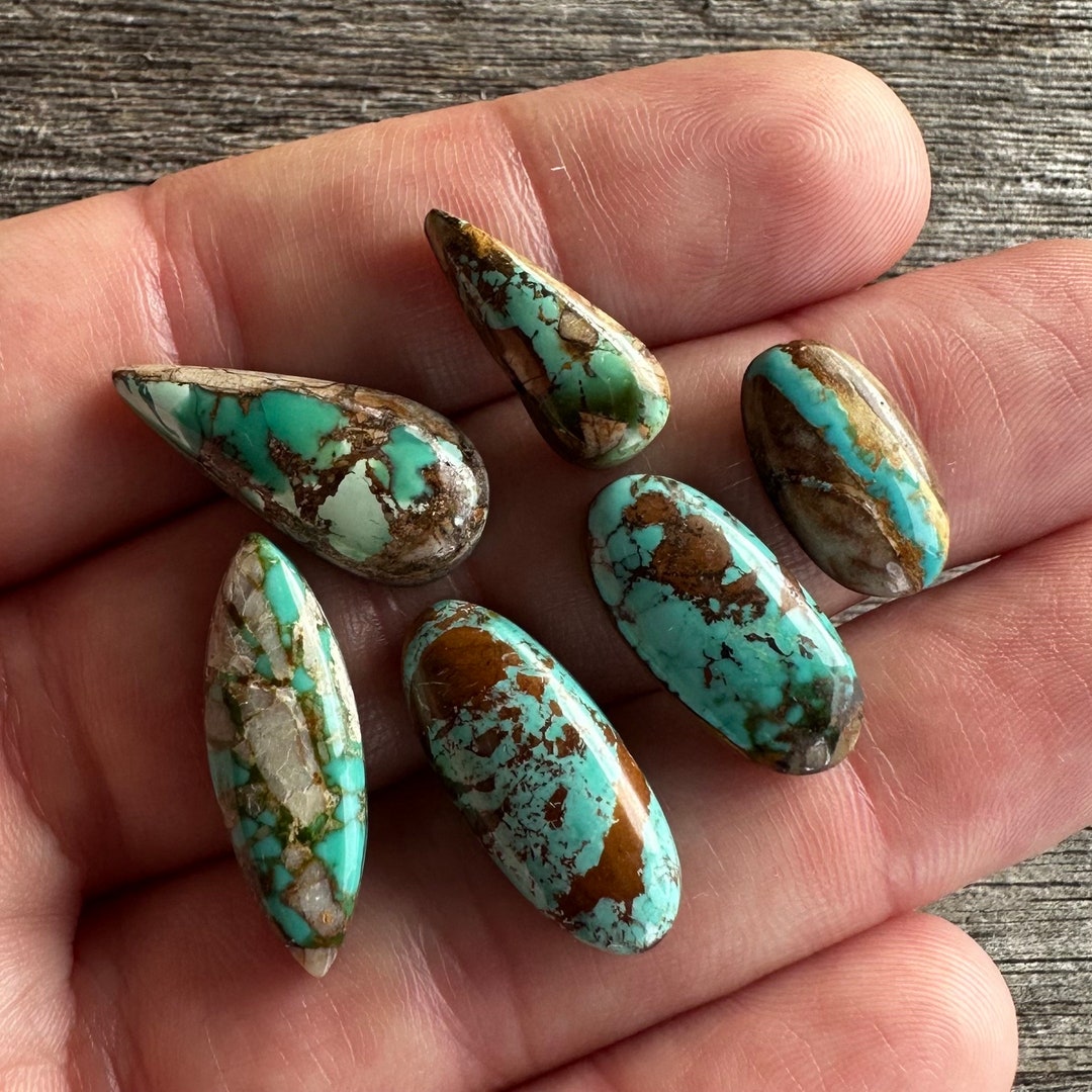 Loose Stones (choose One): Royston Turquoise (custom Settings Also ...