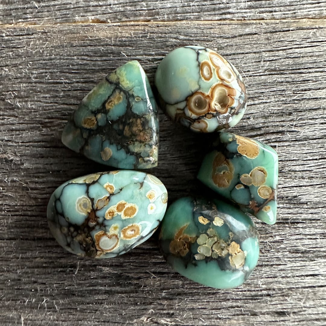 Loose Stones (choose One): 7 Dwarfs Turquoise / Variscite (custom Settings Also Available, Read ...