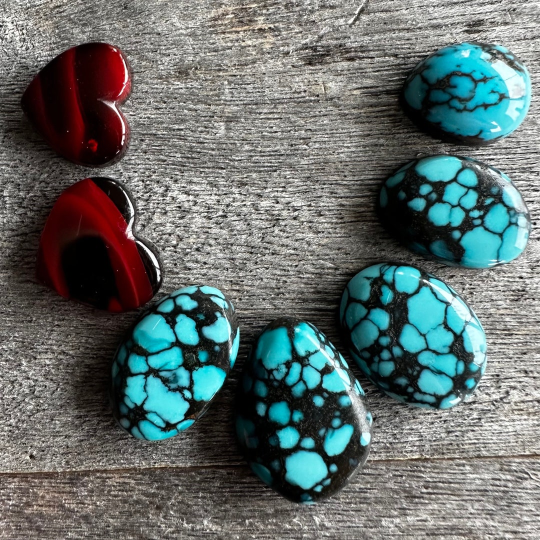 Stone Set: Qingu Turquoise & Rosarita (sold as Set Only - Loose or ...