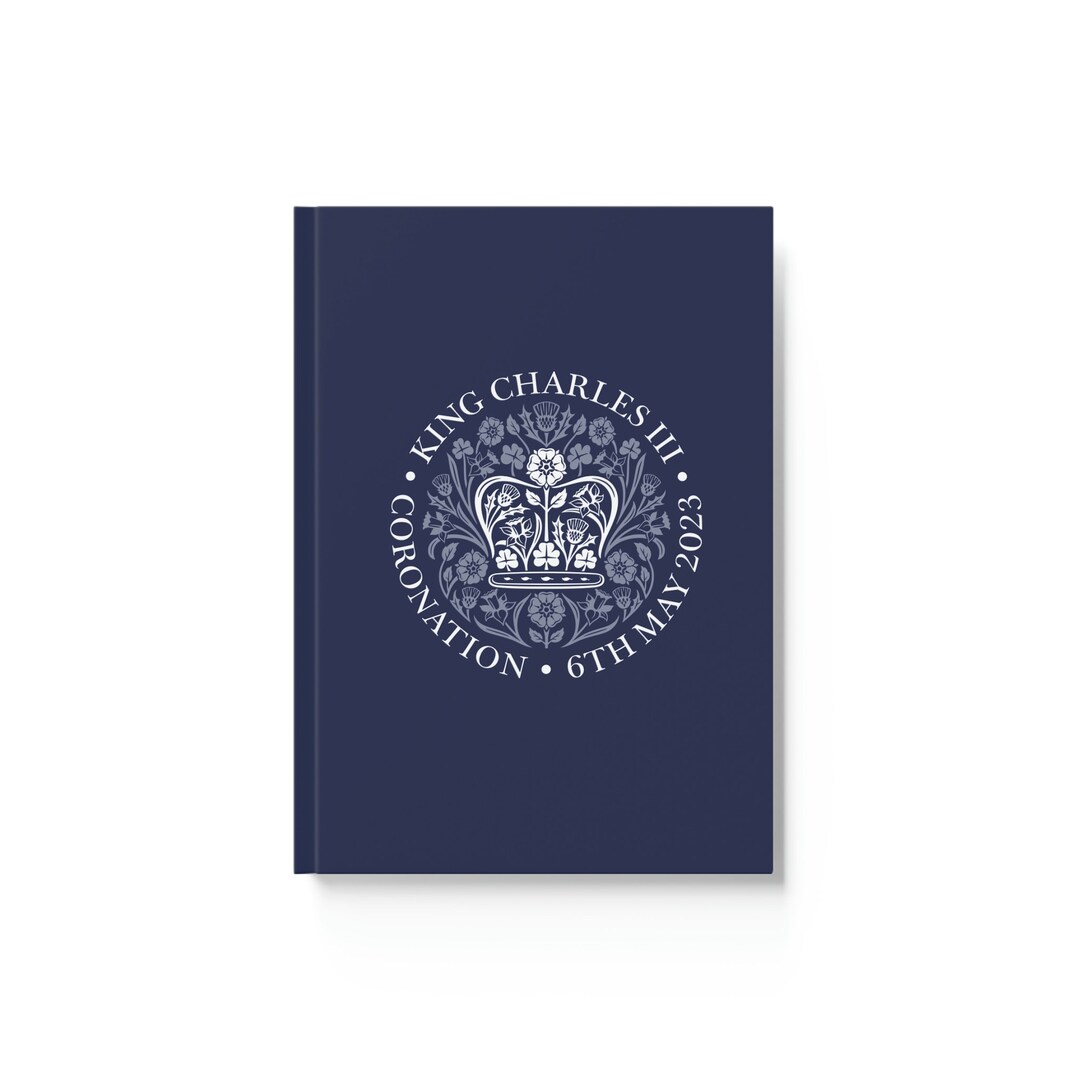 King Charles III Coronation Notebook, British Royals Gift - Etsy