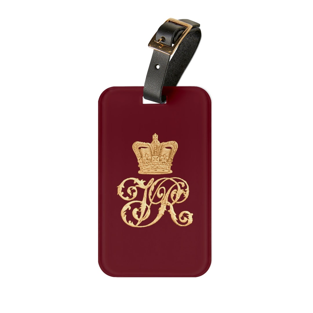 Queen Victoria Royal Cypher Luggage Tag, British Coronation - Etsy