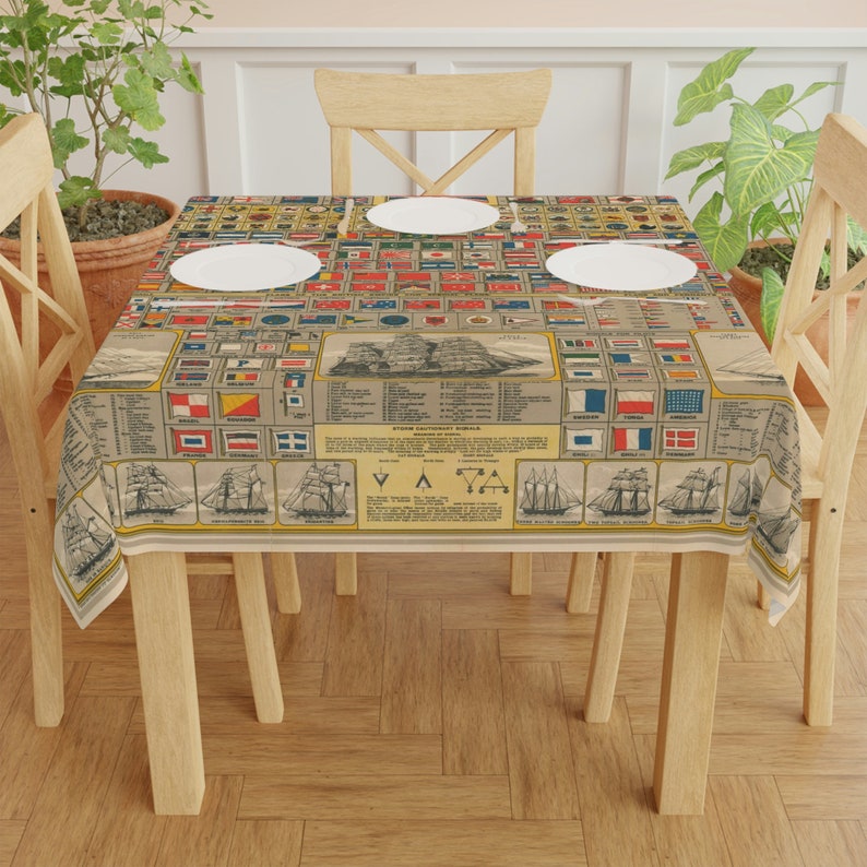 Flags of All Nations 1922 Tablecloth - Historical Flags Educational ...