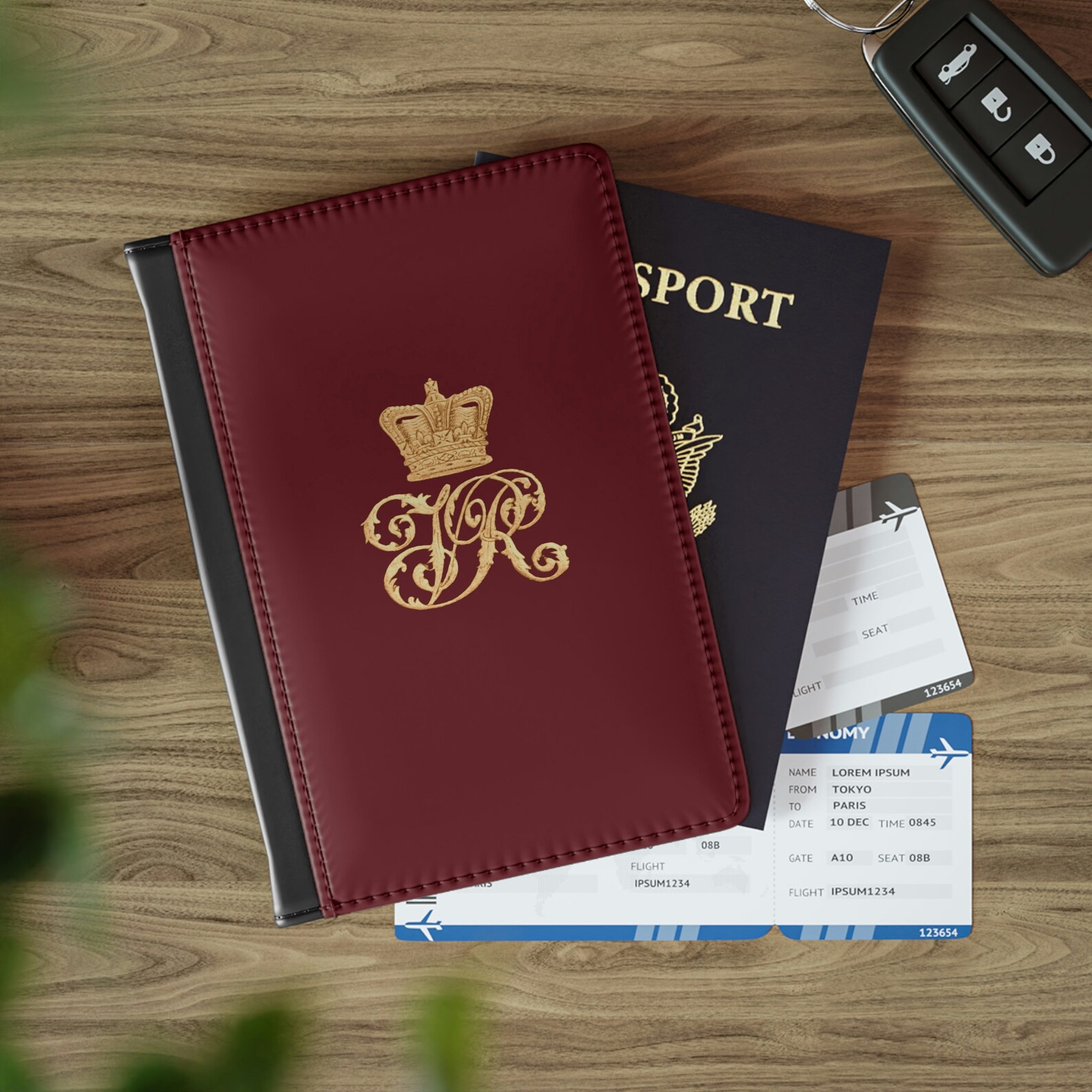 Victorian Cypher British Passport Cover, Queen Victoria, Coronation ...