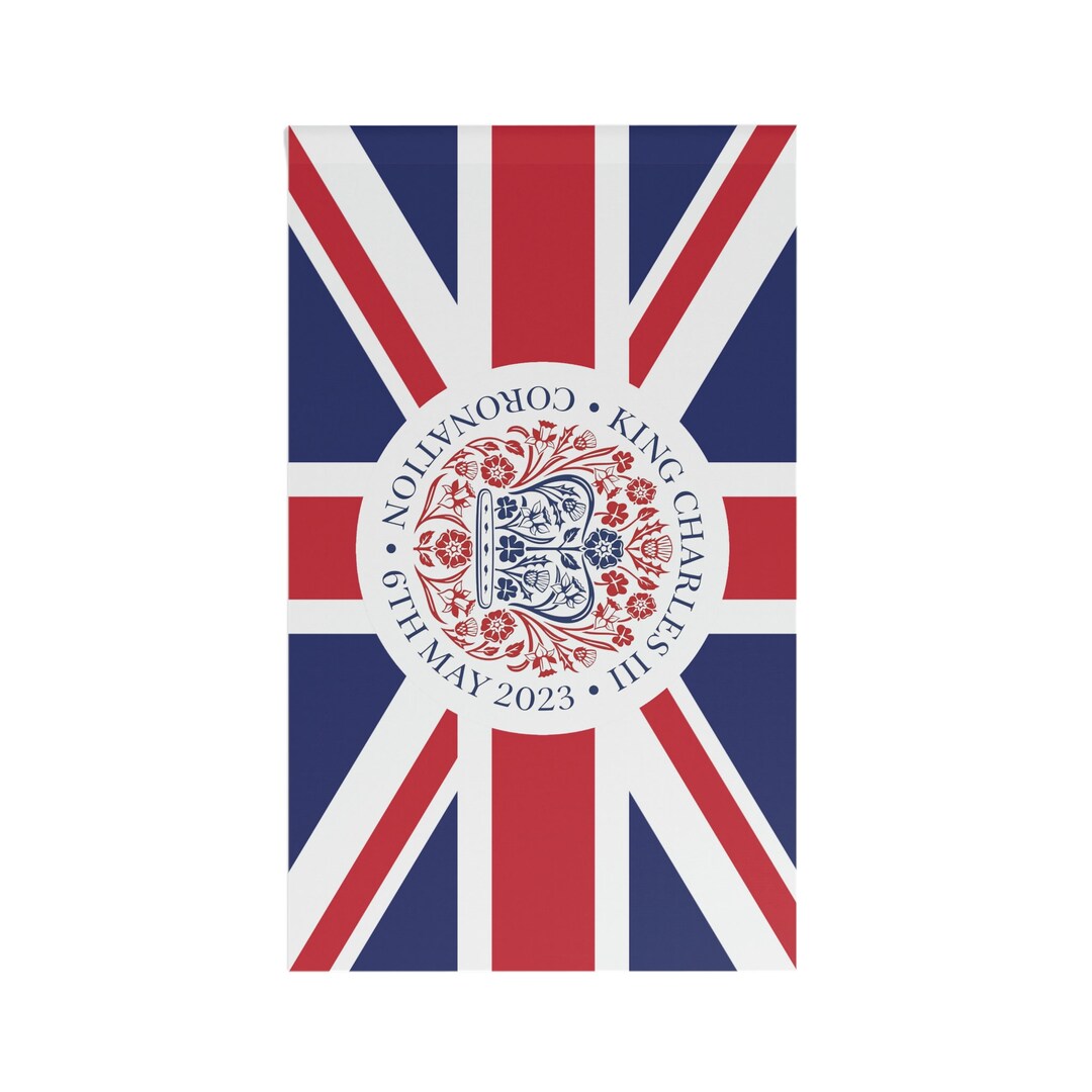 Charles III Coronation Royal House Banner, Patriotic British Royal Flag ...