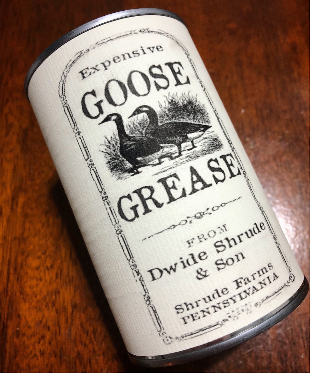 Dwight's Expensive Goose Grease Label - Dwide Schrude - PDF Download ...