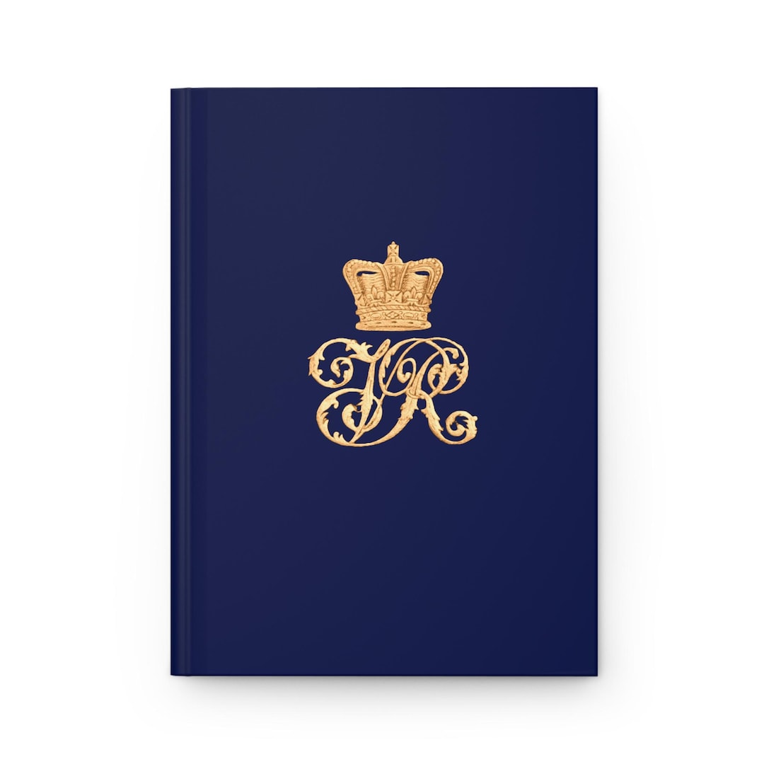 Queen Victoria Royal Cypher Hardcover Journal, Luxe Writing Notebook ...