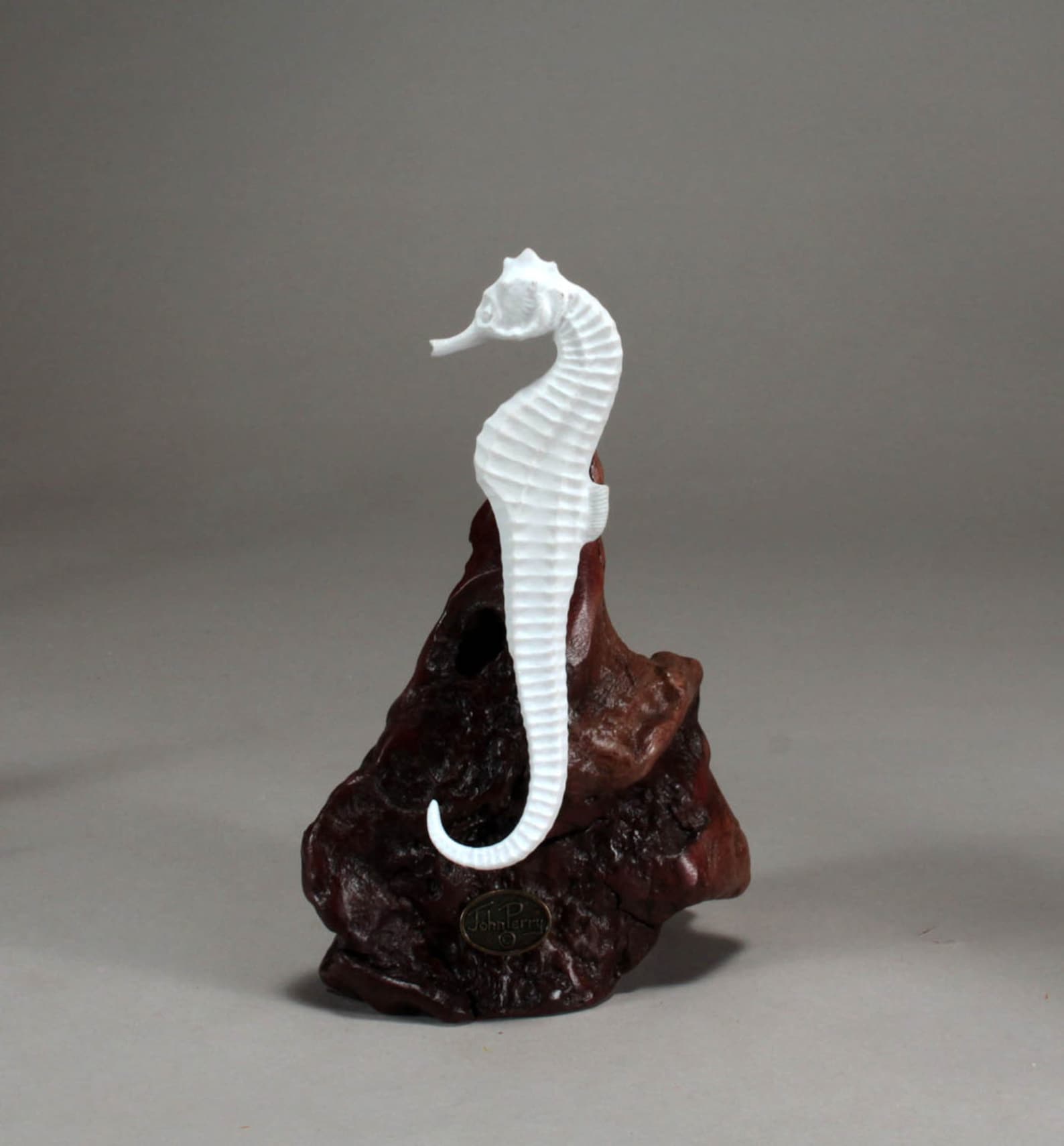 Seahorse Sculpture Decor Statue by John Perry 7 Inch Tall - Etsy
