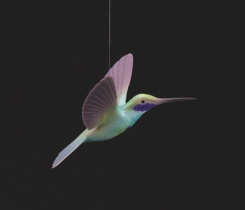 Violetear Hummingbird Mobile by John Perry 5 Inch Wingspan - Etsy