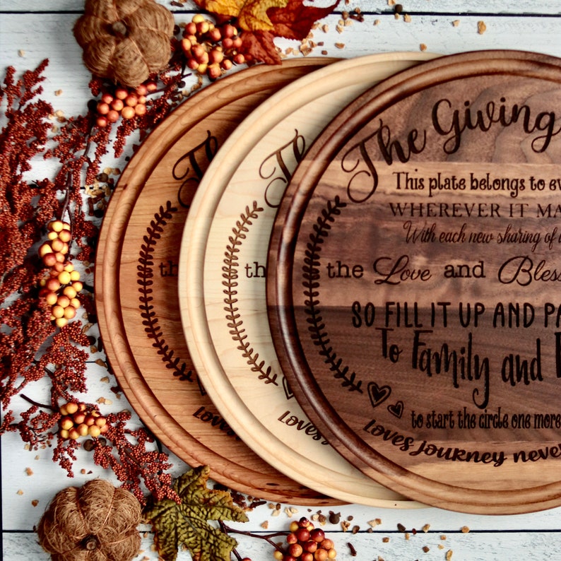 The Giving Plate, Circle of Giving, Holiday Gifting, Sharing Platter ...
