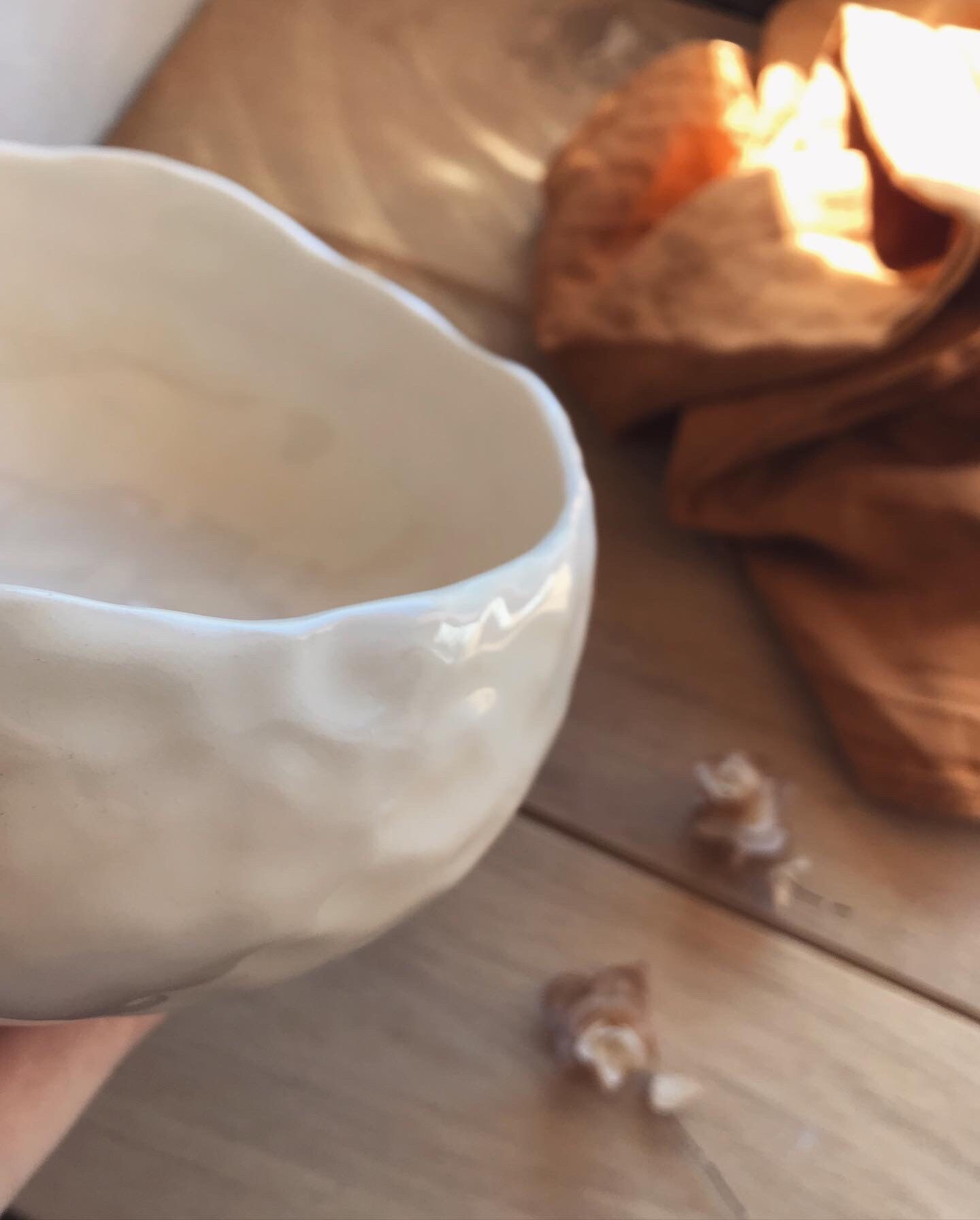 Bol blanc grand modèle réalisé en faïence, vaisselle en céramique fait ...
