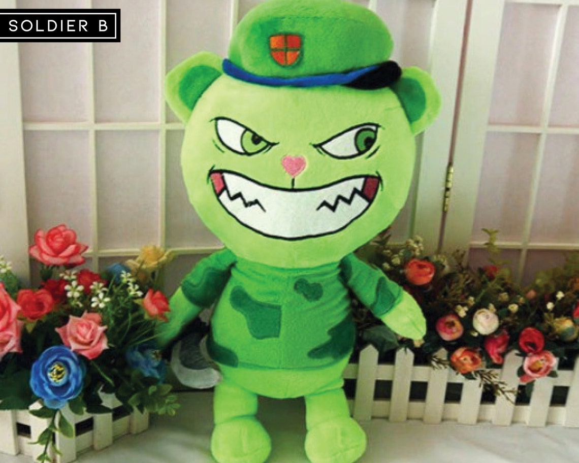 Happy Tree Friends Mime Plush Toy Happy Tree Friends | Etsy