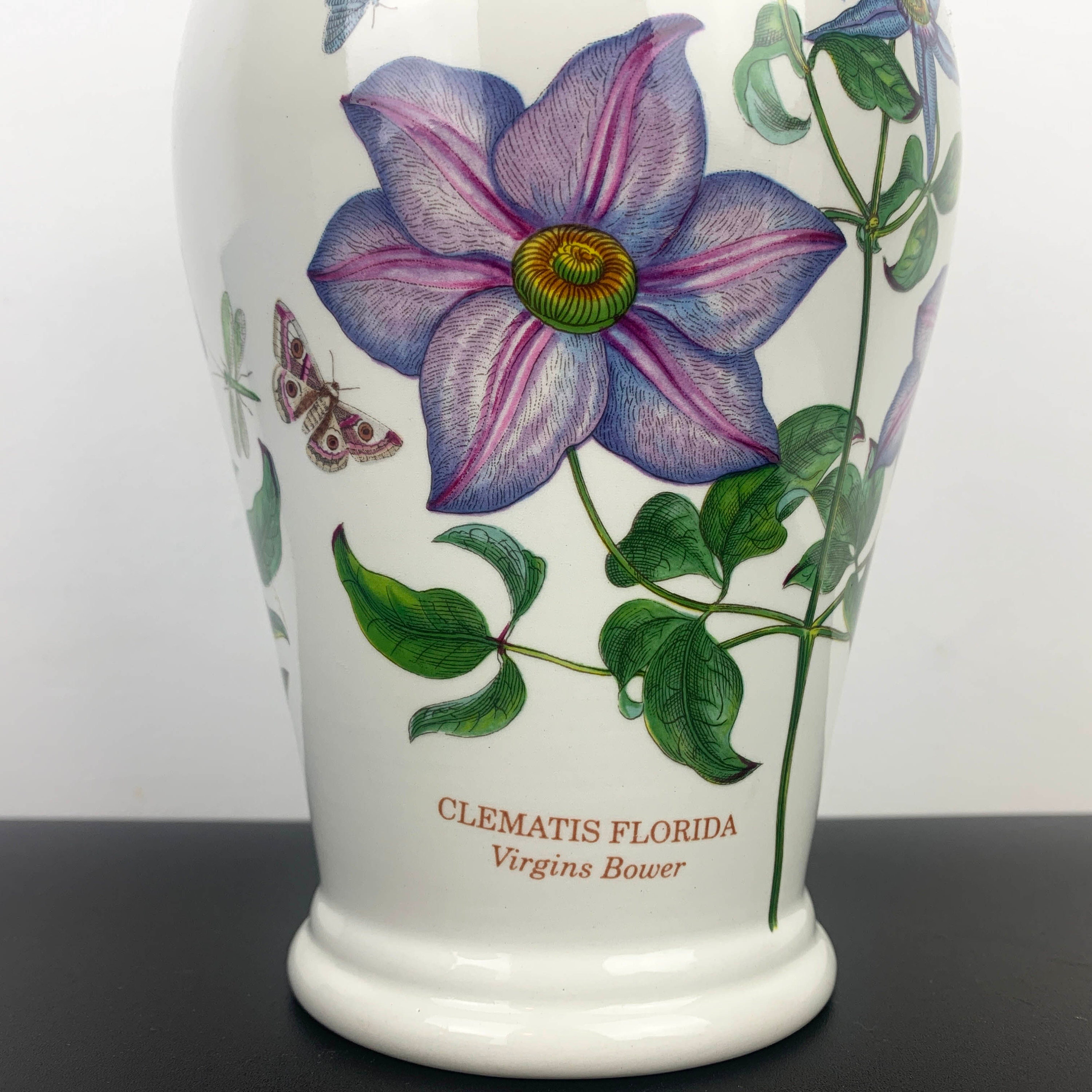 Portmeirion Clematis Vase From the Botanic Garden Collection Purple ...