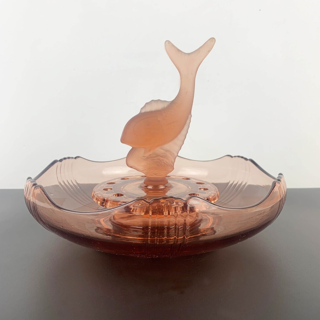 Art Deco 'poisson Volant' Flying Fish Float Bowl by Josef Inwald Czech ...