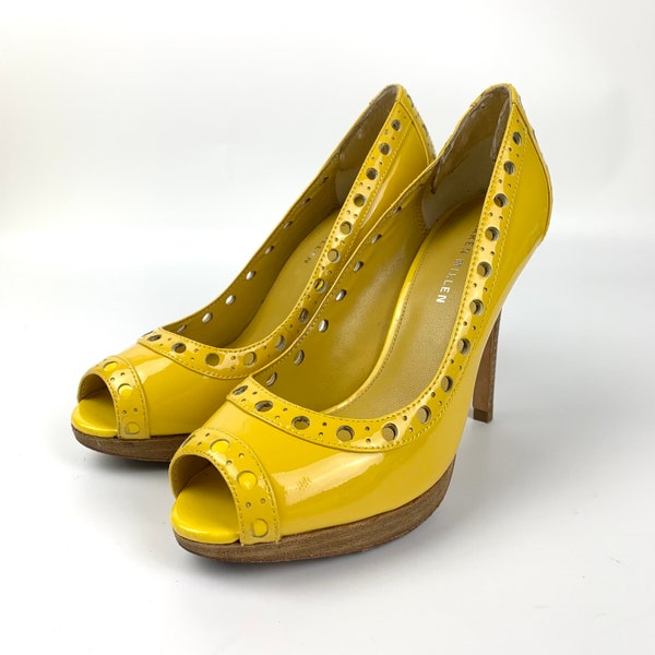 Yellow Pumps - Etsy
