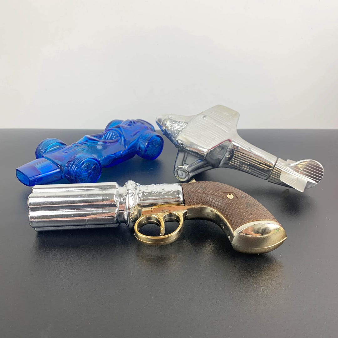 Vintage Avon Collectible After Shave Bottles: Gun, Plane, Racing Car - Etsy