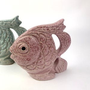 Fish Shakers | English Stoneware Fish Set | Retro Fish Decor | Salt ...