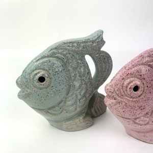 Fish Shakers | English Stoneware Fish Set | Retro Fish Decor | Salt ...
