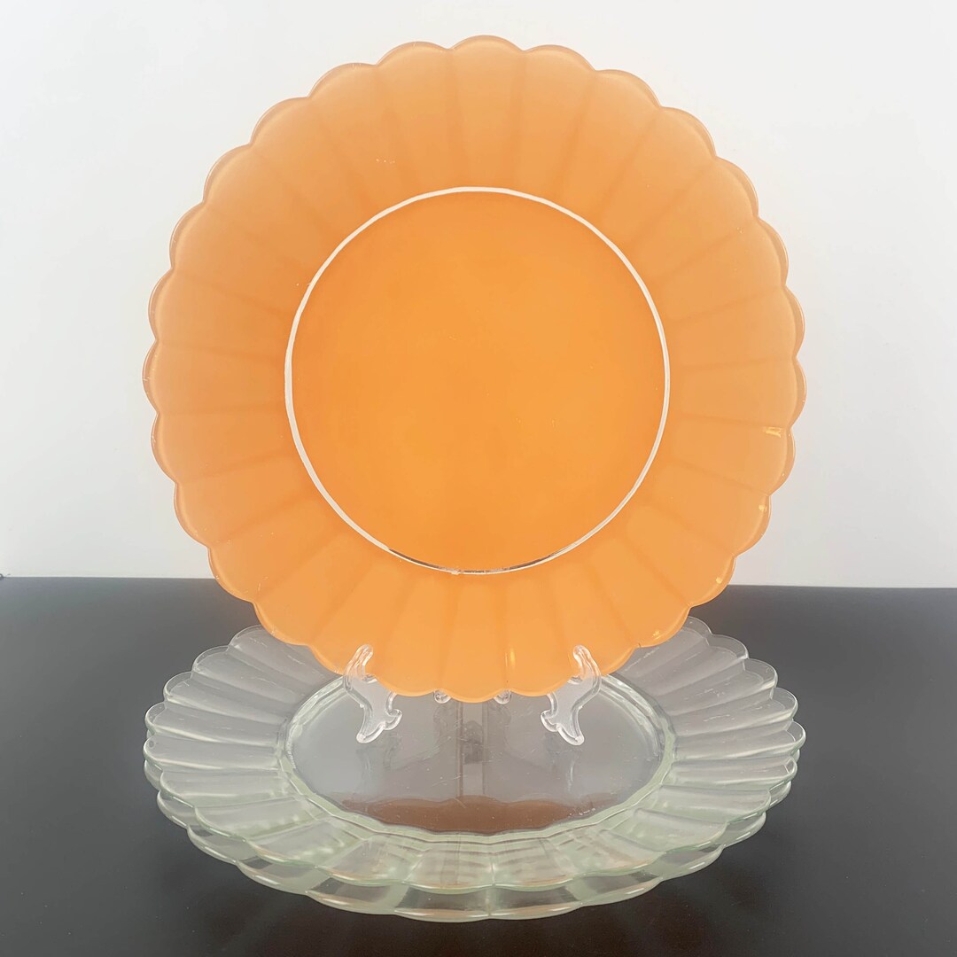 Duralex France Flower Petal Plates | French Glass Dinner Plates ...