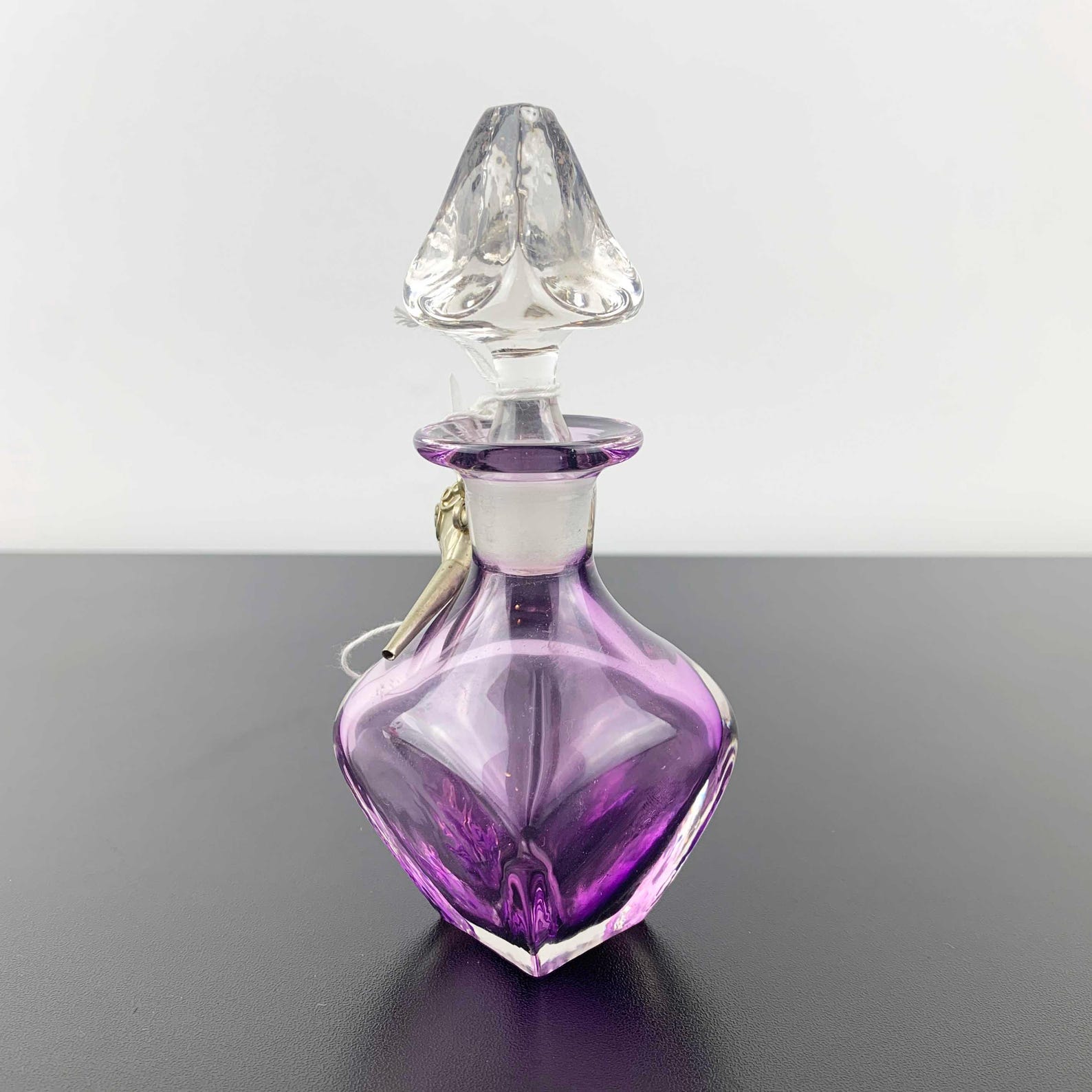 Eileen Gordon Studio Art Glass Perfume Bottle: Hand Blown Violet Glass ...