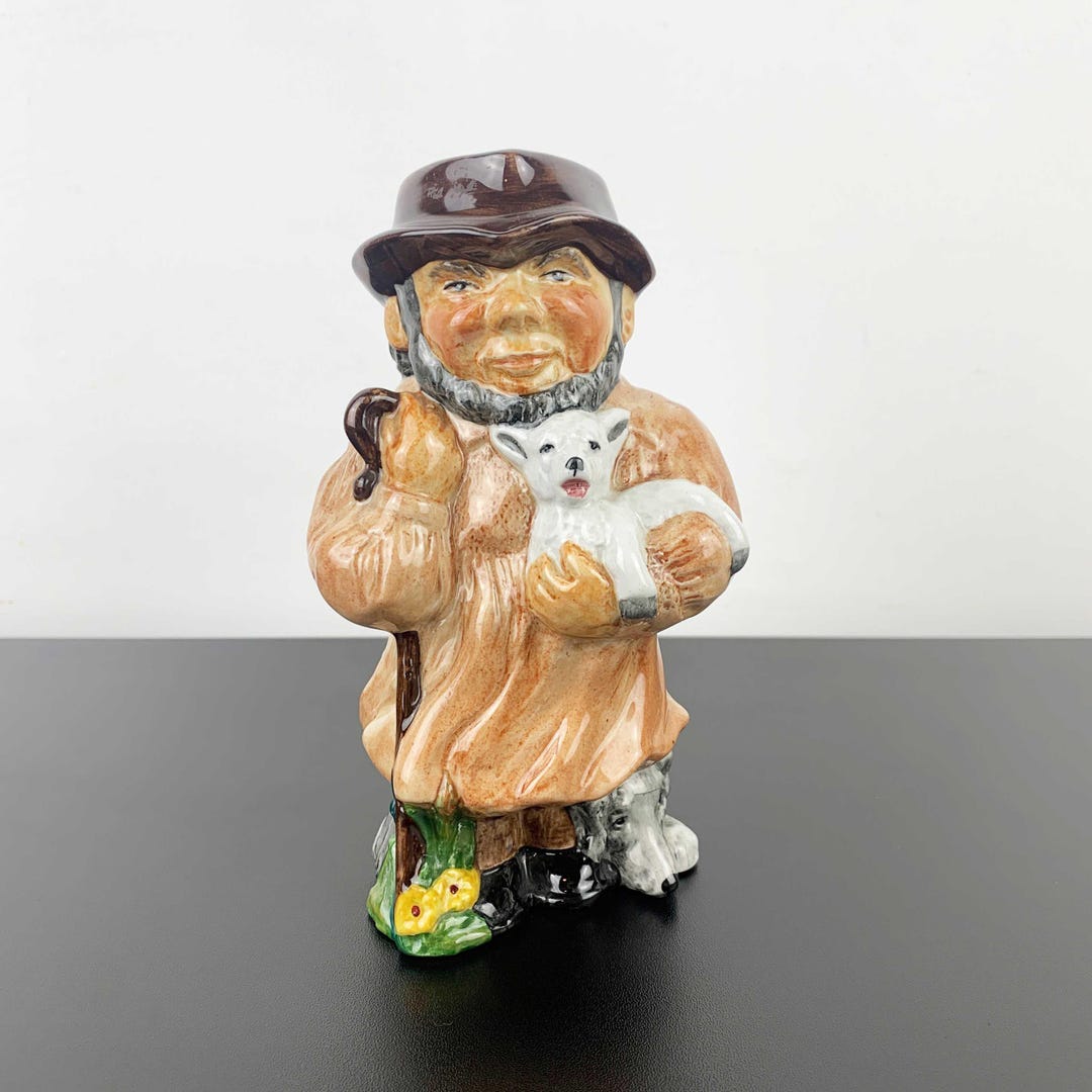 Roy Kirkham Staffordshire Pottery Character Jug Shepherd | Roy Kirkham ...