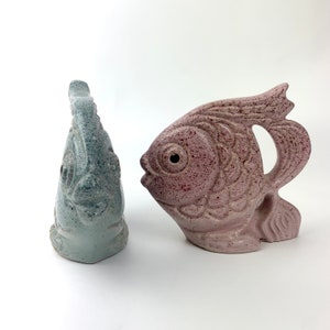 Fish Shakers | English Stoneware Fish Set | Retro Fish Decor | Salt ...