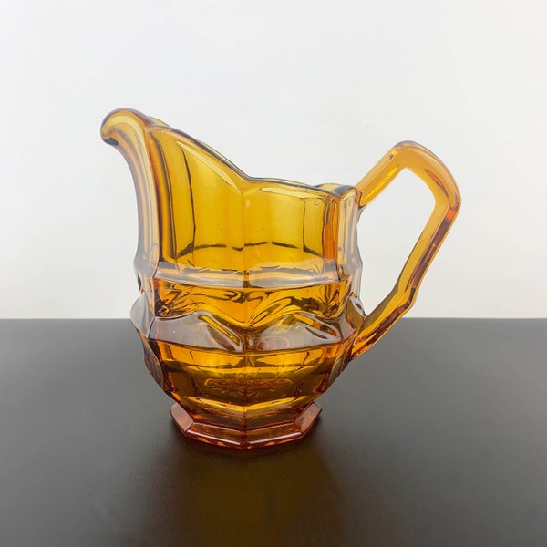 Amber Glass Jug - Etsy