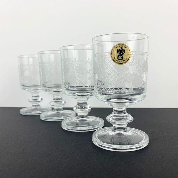 Old Italian Wine Glasses Buy Italian Wine Glasses | Greek Key Glasses