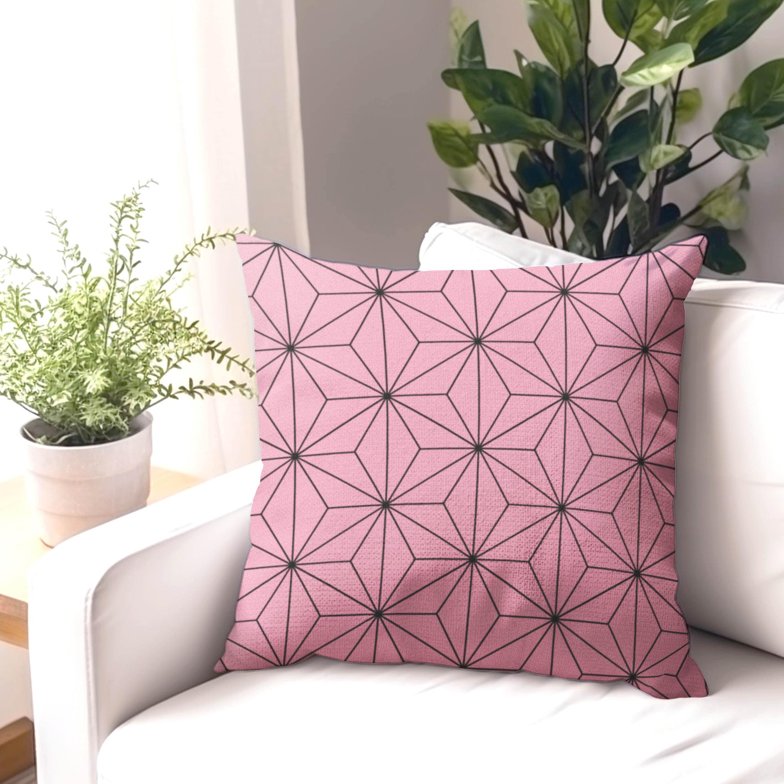 Anime Graphic Throw Pillows With Traditional Japanese Kimono Patterns ...