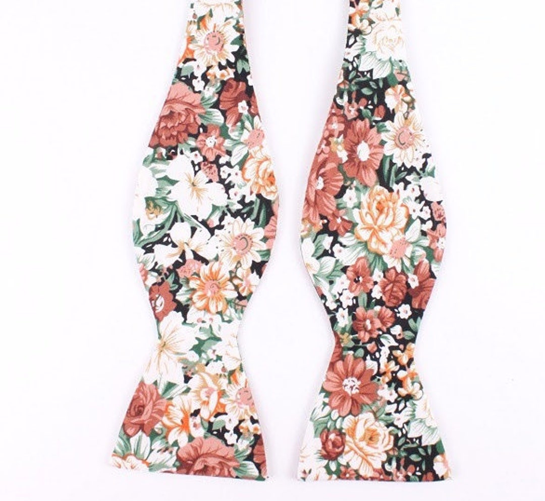 Peach Tea Self Tie Bow Tie| Mytieshop | Wedding Ideas | Groom ...