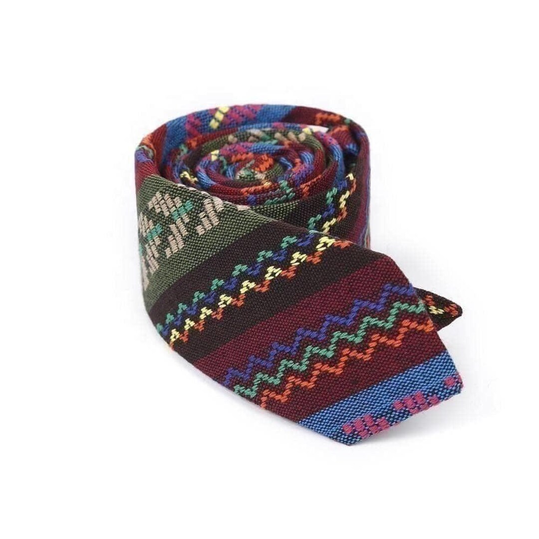 COYOTE Skinny Tie 2.36" Aztec Print Mytieshop | Wedding Ideas | Floral ...