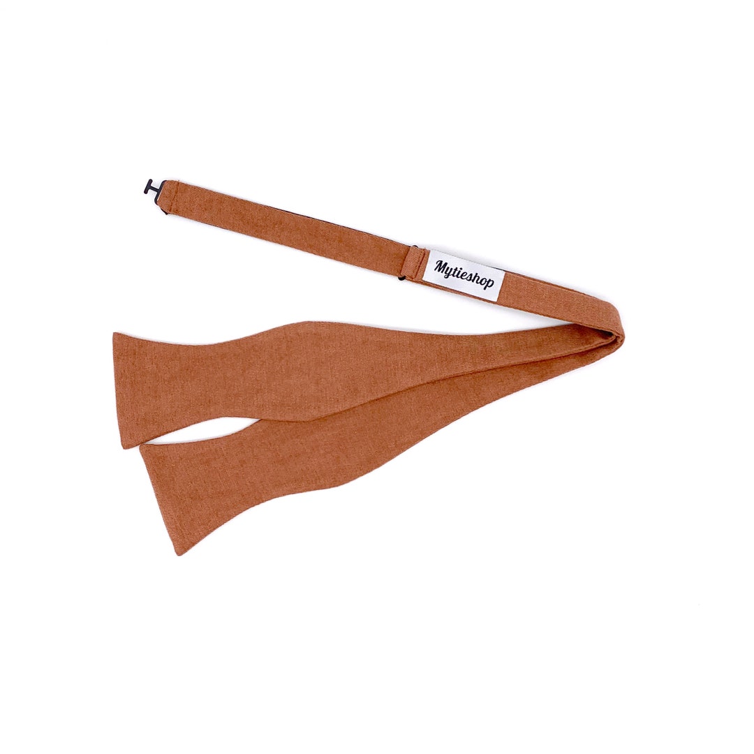 AUTUMN Men's Terracotta Self Tie Bow Tie| Mytieshop | Wedding Ideas ...