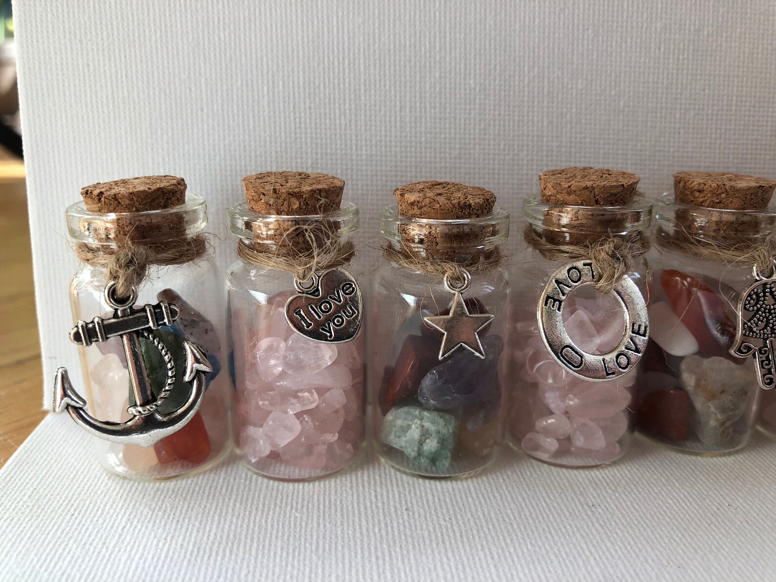 3 Mini Crystal Wish Bottles With A5 Art Print Holiday Special - Etsy