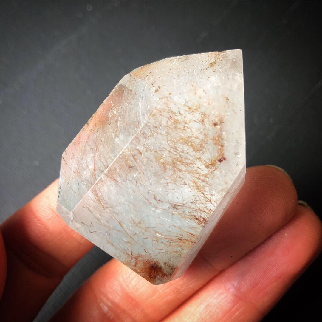 Rust Ruitilated / Angel Hair Quartz - Etsy