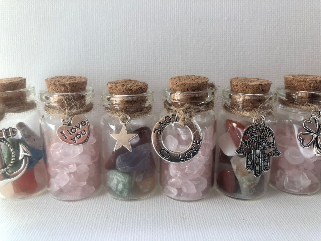3 Mini Crystal Wish Bottles With A5 Art Print Holiday Special - Etsy