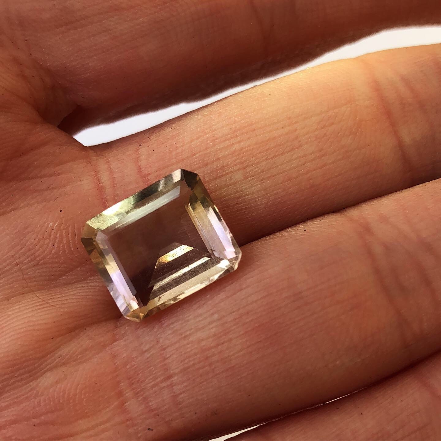 Stunning Faceted Ametrine stone | Etsy